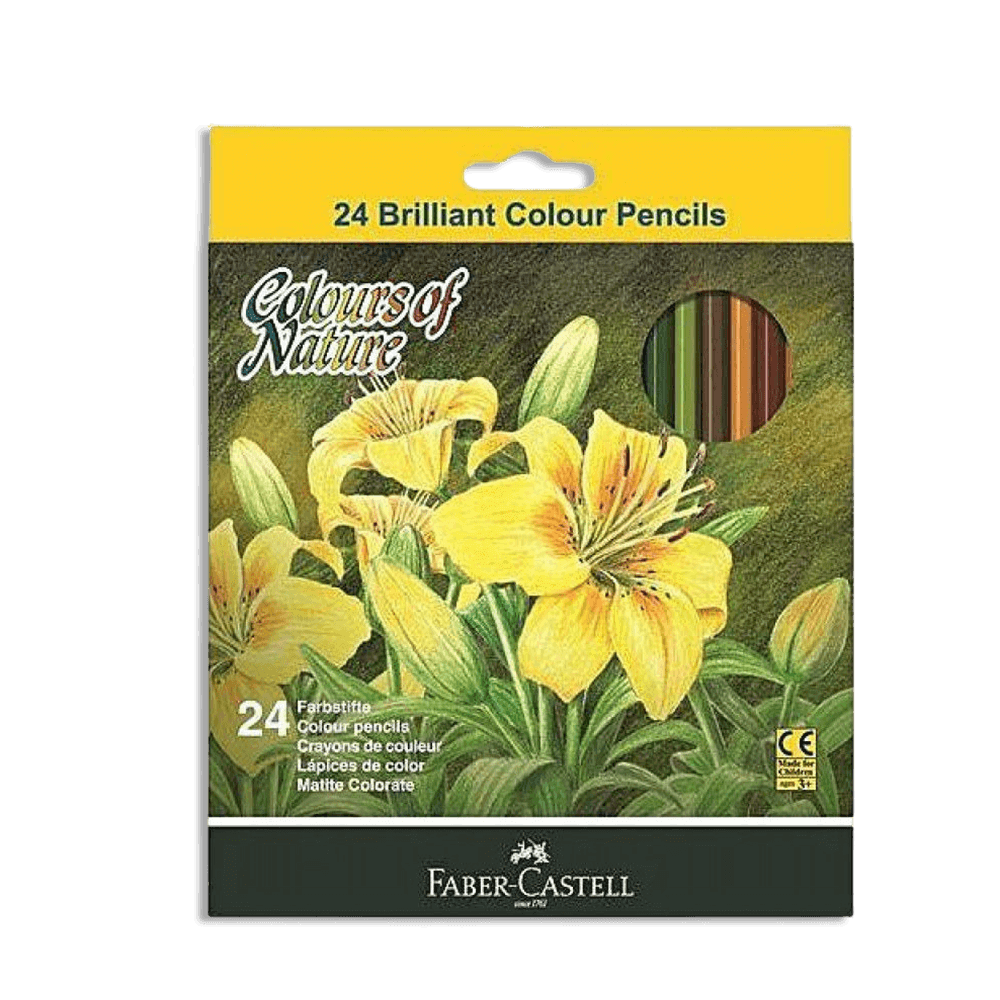 Faber Castell Coloring Pencils 24 Colors - Naregatsi Bookstore