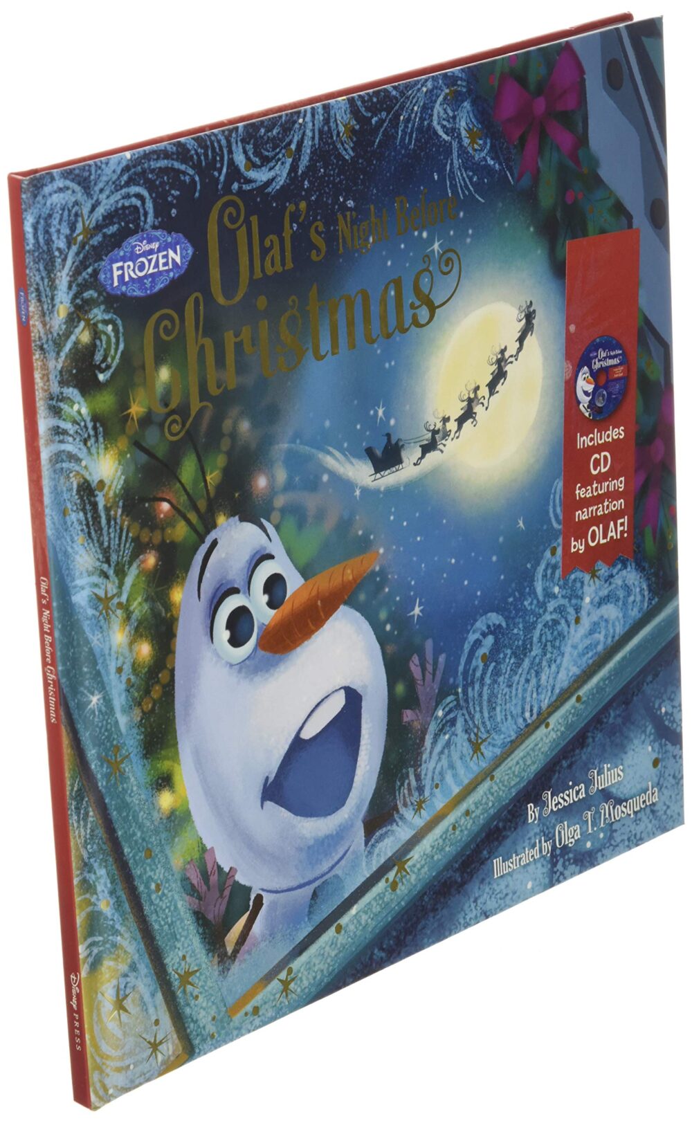 Frozen- Olaf's Night Before Christmas - Naregatsi Bookstore