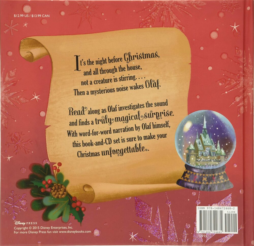 Frozen- Olaf's Night Before Christmas - Naregatsi Bookstore